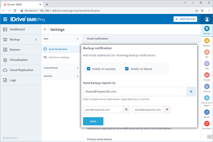 IDrive® BMR best practices for backup and recovery