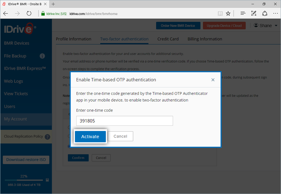 FAQs on IDrive® BMR web console