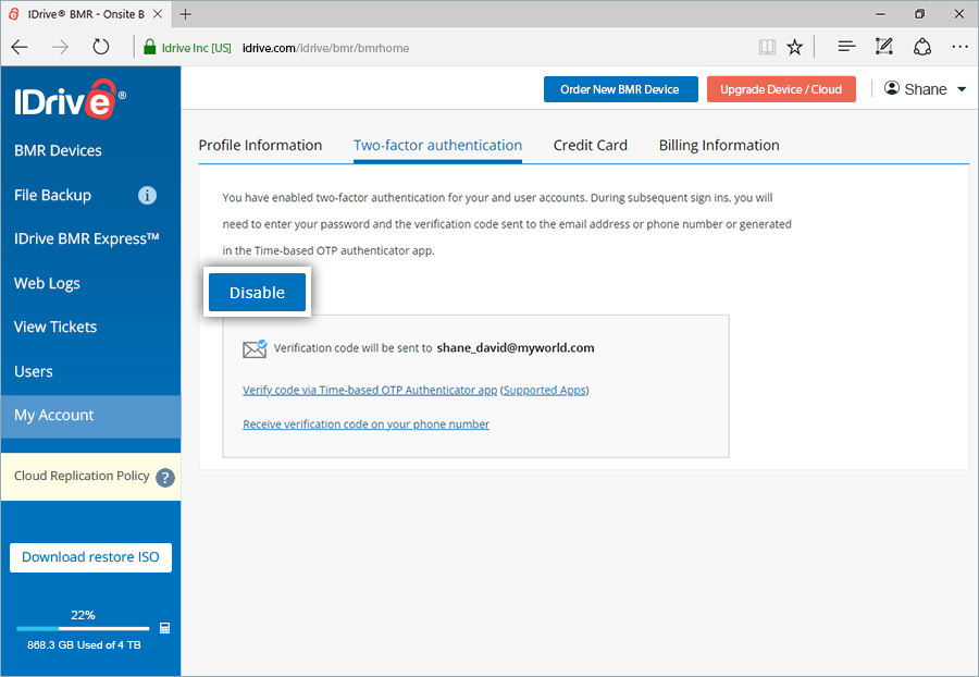 FAQs on IDrive® BMR web console
