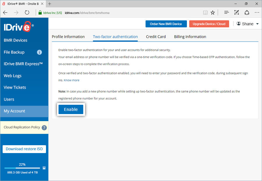 FAQs on IDrive® BMR web console
