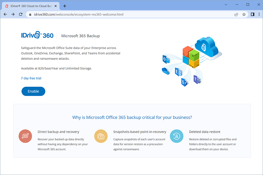 FAQs on online backup via IDrive® 360 Microsoft 365 Backup