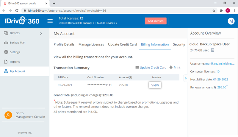 Frequently asked questions - IDrive® 360 Account Management