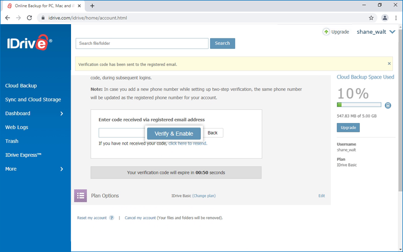 How to access, upload, sync files via IDrive web interface