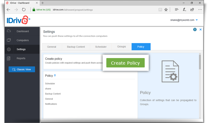 Answers for frequently asked questions on Dashboard – IDrive®