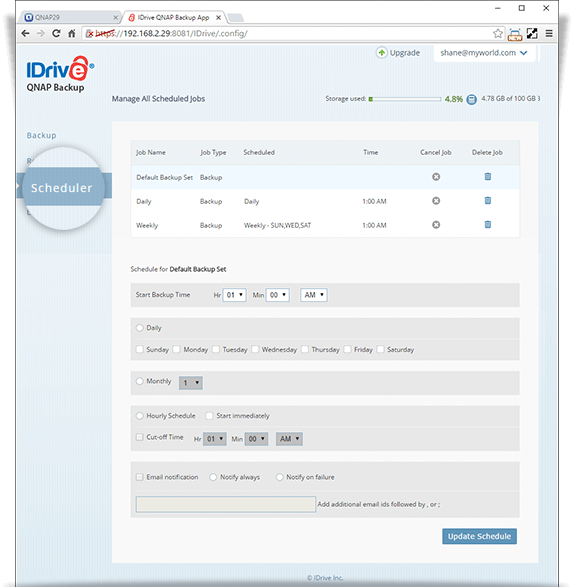 Frequently asked questions on NAS Backup – IDrive® QNAP Backup application