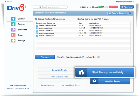 Questions on online backup, hybrid backup, share, and more – IDrive ...