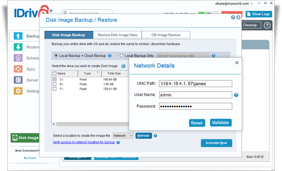 FAQs on Disk Image Backup – IDrive®