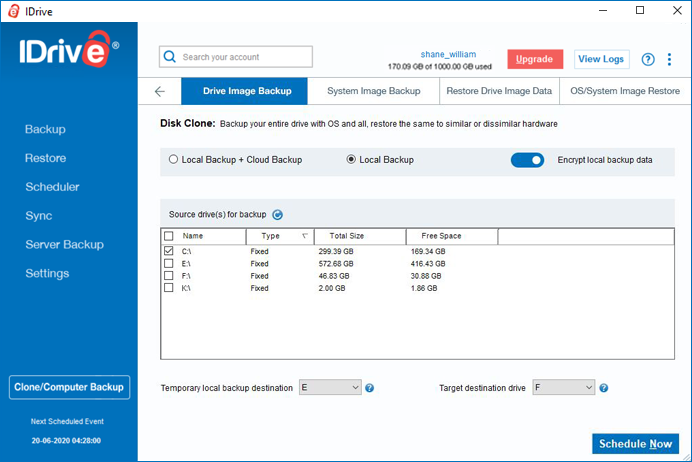 Backup your entire drive with ease using Disk Clone – IDrive®