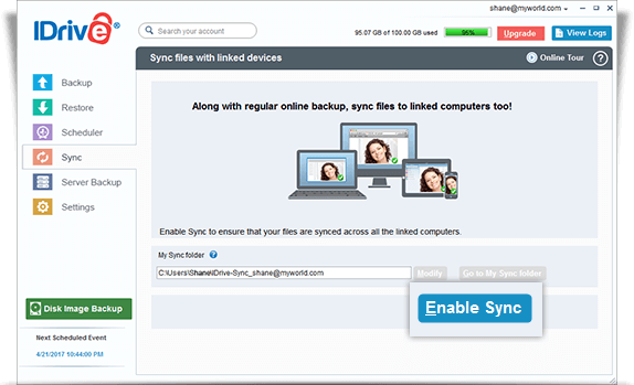 FAQs on online backup via IDrive® Windows application