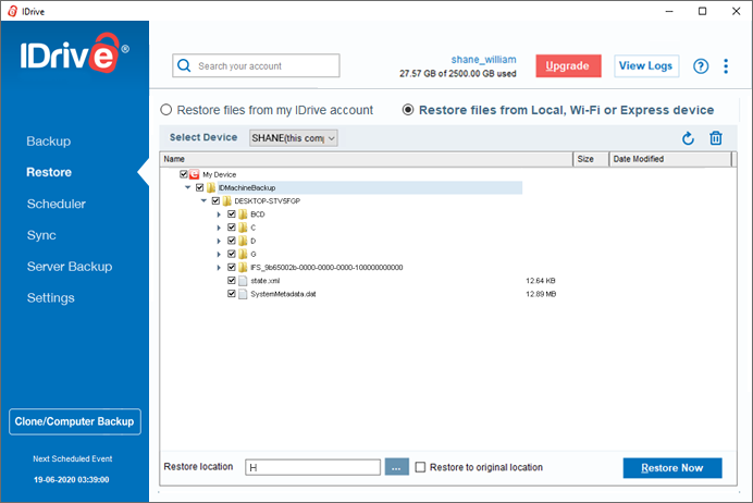 Frequently asked questions on IDrive® Entire Machine Backup