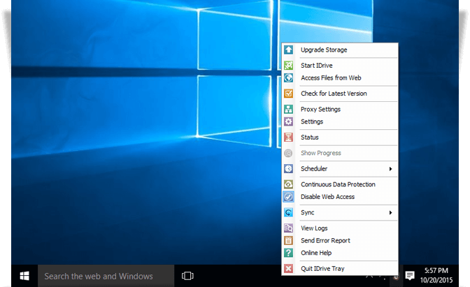 FAQs on online backup via IDrive® Windows application