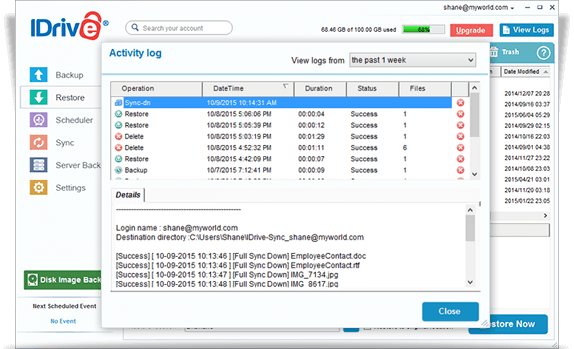 Questions on online backup, hybrid backup, share, etc – IDrive® Windows application