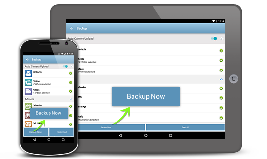Backup, access, and share via iOS, Android and Windows Phone – IDrive®