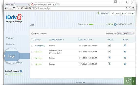 FAQs on NAS Backup - IDrive® Netgear Backup application