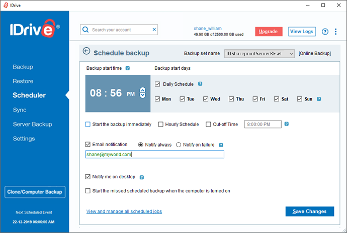 FAQs on MS SharePoint Server backup – IDrive®