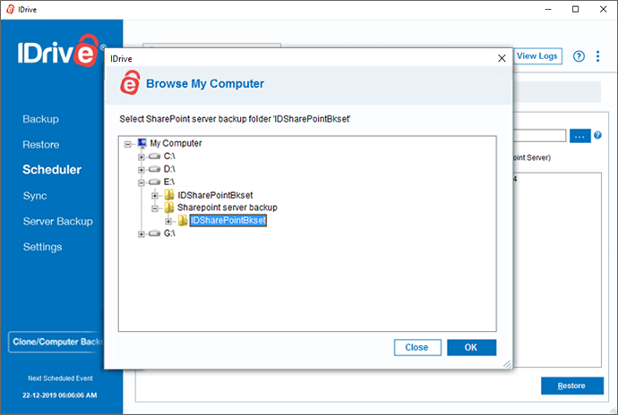 FAQs on MS SharePoint Server backup – IDrive®