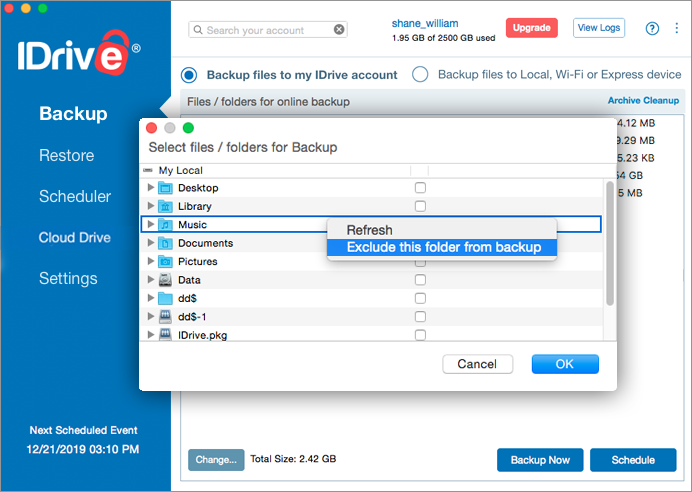FAQs on online backup for Mac computers - IDrive®