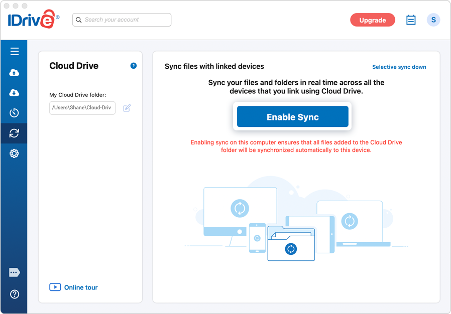 FAQs on online backup via IDrive® Cloud Drive