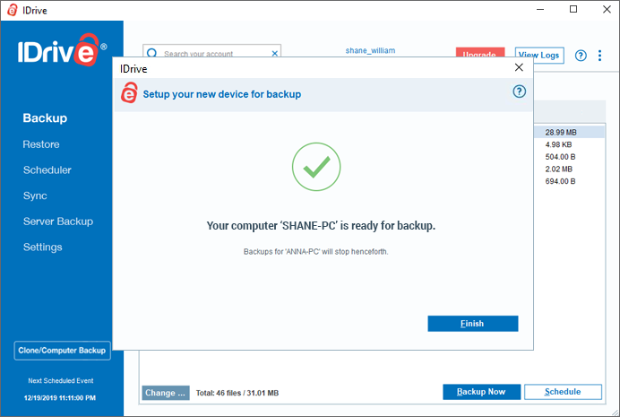 FAQs on online backup via IDrive® Windows application