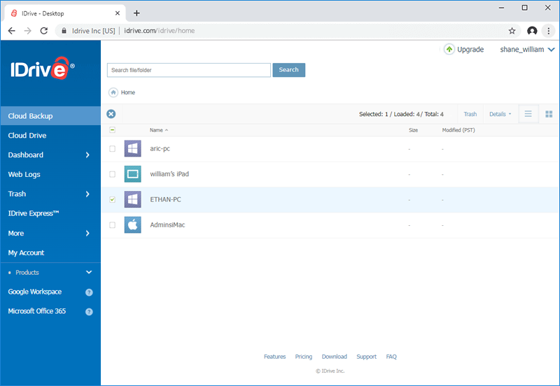 Frequently asked questions on multiple device backup – IDrive®